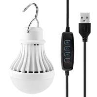 China 1000LM USB LED Camping Light Bulb 5V Dimmable 3000K-6500K Energy Efficient for sale