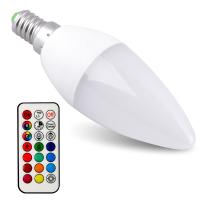China Dimmable Candle LED Light Bulb 3W AC85-265V E12 E14 E26 E27 IP44 280lm for sale