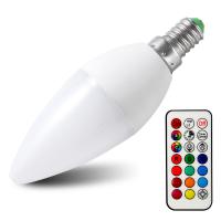 China Dimmable LED Light Bulbs E26 E27 RGB 3W 280lm AC85-265V IP44 120° Beam Angle for sale