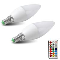 China Dimmable Candle LED Light Bulb 3W AC85-265V E12 E14 E26 E27 IP44 280lm for sale