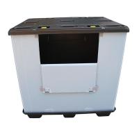 China Custom 2mm - 11mm Plastic Pallet Box Collapsible Moving Boxes Reusable for sale