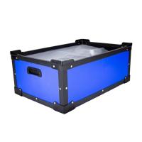 China Polypropylene Warehouse Containers Hollow Fluted PP Corrugated Plastic Tote Boxes for sale