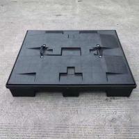 China Recyclable Corrugated Foldable Plastic Storage Box PP Pallet Container Black for sale