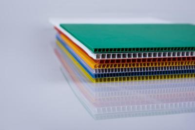 China Customized  Plastic Corrugated Sheet Green 4mm PP Plastic Hollow Sheet Corflute Sign for sale