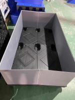 China Rectangular Gray Plastic Foldable Box Coaming Corona Carton for sale