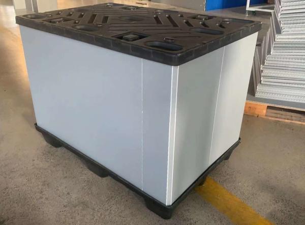 Quality 555 X 415MM Plastic Turnover Box PP Sleeve Pallet Container Honeycomb Sheet Boarding for sale