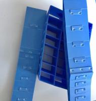 China Fireproof Plastic Hollow Sheet Blue 2440mm Plastic Dividers Box Crates for sale