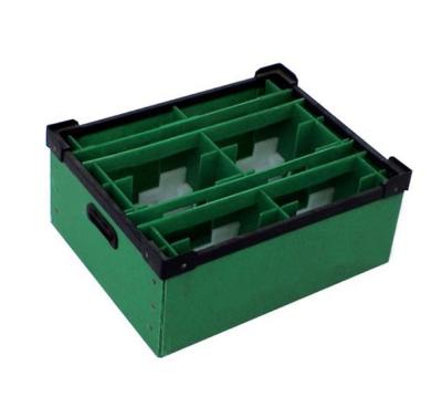 China Plastic Turnover Box Partition And Dividers For Electronic Parts Corrugated Hollow Sheet for sale