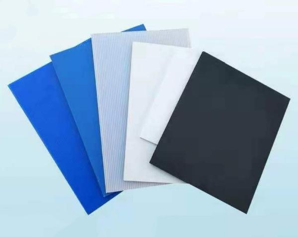 Quality Black White PP Corruagted Board UV Resistant 2mm 3mm Hollow Core Plastic Sheets for sale