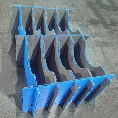China PP Corrugated Compartment Boxes Plastic Card Board Fire Resistant for sale
