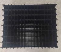 China Corrugated Multi Compartment Plastic Storage Boxes Anti Static Compartment Box Plastic for sale