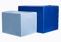 China Chemicals Resistant PP Hollow Stackable Plastic Boxes Anti Pressures Reusable Pallet Containers for sale