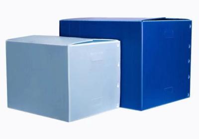 China Chemicals Resistant PP Hollow Stackable Plastic Boxes Anti Pressures Reusable Pallet Containers for sale