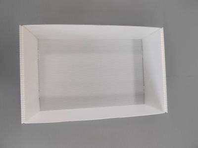 China PP Corrugated Plastic Shipping Boxes Box 50lbs Hardness Plastic Crate for sale