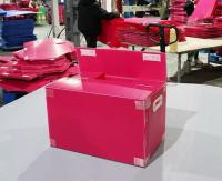 China Plastic Turnover Box PP Corrugated Sheet Hollow Moving Container for sale