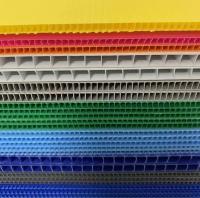 China Customized Plastic Corrugated Sheet Hollow Panel Length Smooth And Matt Surface for sale