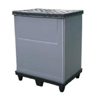 China PP Corrugated Sheet Hollow Panel Plastic Pallet Box Moving Logistic Storage for sale