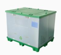 China Storage Logistic Sleeve Foldable Coaming Plastic Pallet Box With Lock for sale