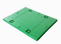 China Storage Logistic Sleeve Foldable Coaming Plastic Pallet Box With Lock for sale