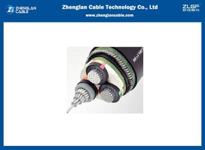 China 3 x 185mm2 XLPE Insulated SWA Armour MV Electrical Cable for sale