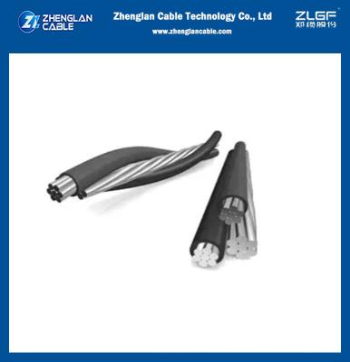 China Quadruplex ABC Cable LV Overhead 1kV Electrical Cable 16mm2 25mm2 for sale