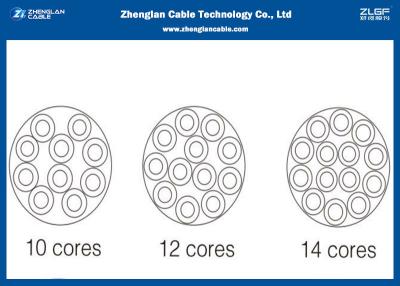 China Armoured Insulated Electrical Control Cable 10 Core Customized Color (CVV-S) 300V for sale
