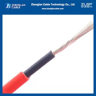 China Single Core Solar Cable China Manufacturer TUV Approved 1x6mm2 Black & Red for sale