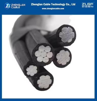 China 0.6/1kV Aerial Bundle Cable (ABC cable) AAC/XLPE+AAAC/XLPE 4x70+25mm2 NFC 33-209 for sale