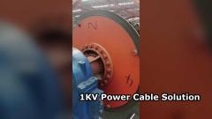 1kv low voltage power cable 4*35mm2 XLPE insulated SWA armored power cable IEC60502-1