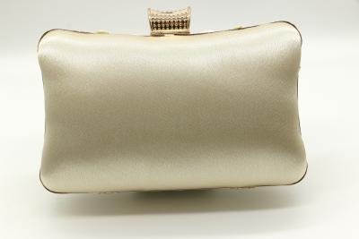 Cina Diamond Beige Clutch Evening Bag, donne che anche il ODM della perla intarsiato borsa in vendita