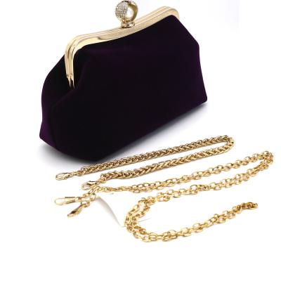 Cina Nozze di Flora Diamond Black Evening Clutches For 23cm×9cm×16cm in vendita