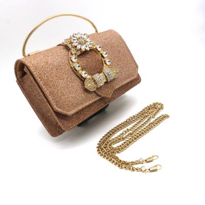 Cina Diamond Artificial Leather Handbags intarsiato, donne che anche frizione 19×12×5cm in vendita
