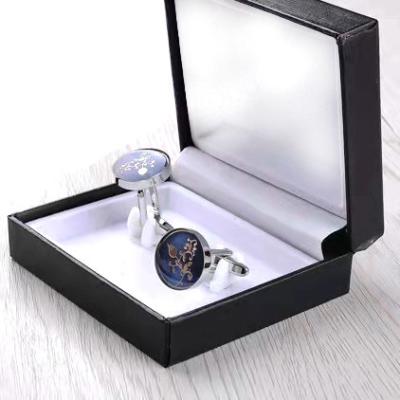 Cina Crystal Blue Diamond Cufflinks, gemelli del bottone per le camice rama il materiale in vendita