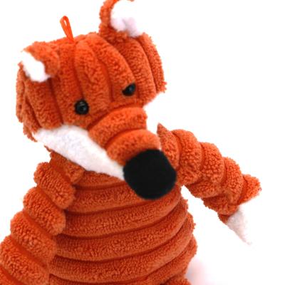China Red Cute Doll Key Chain , Cotton fox key ring 3 Dimensional 18cm Size for sale