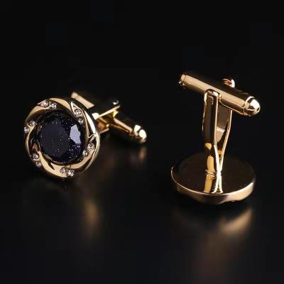 Cina Stella Crystal Mens Diamond Cufflinks Alloy che placca colore per la dimensione della camicia 15mm in vendita