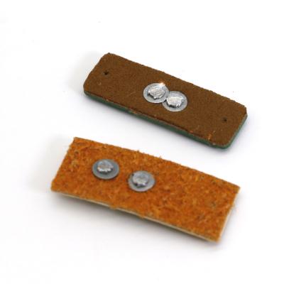 Cina Toppa di cuoio su ordinazione delle lettere della pressa a caldo con il diamante intarsiato 4cm×1cm in vendita