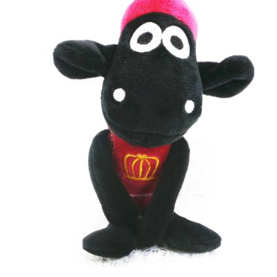 China Embroidery Pattern Hippo Key Chain , 3D cute plush keychain For Key for sale