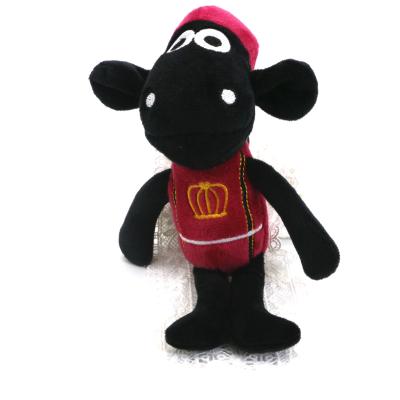 China Embroidery Pattern Hippo Key Chain , 3D cute plush keychain For Key for sale