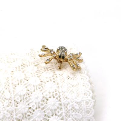 Cina La fibula materiale Pin Gold Spider Shape For di modo della lega copre 2.5cm×3cm in vendita