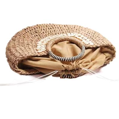 Cina La spiaggia lavora all'uncinetto la dimensione di Marrone Shell Decor 32cm×18cm×5cm della borsa in vendita