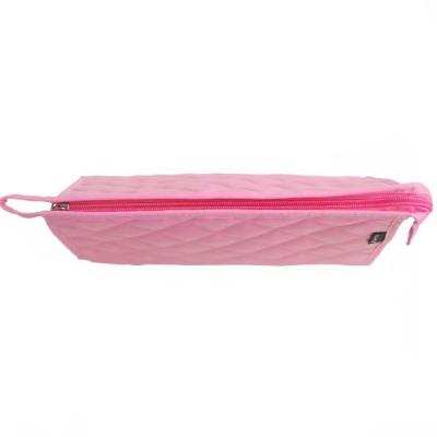 Cina Borsa di Diamond Stitch Pattern Zipper Cosmetic per il viaggio 19cm×12cm×6cm in vendita