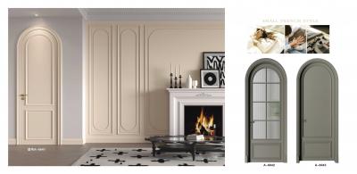 China Aesthetic wooden door--Small French Style for sale
