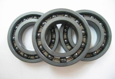 China Open High Speed Wheel Deep Groove Ball Bearings With Steel Cage for sale