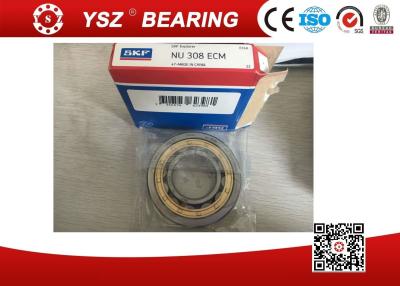 Cina Cuscinetto d'ottone della gabbia dei cuscinetti a rulli del ECM di SKF NU 308 del rullo cilindrico del laminatoio in vendita