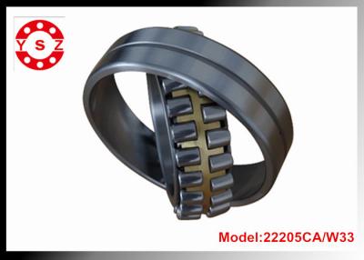 Cina file sferiche del doppio del cuscinetto a rulli dell'acciaio al cromo 22205CA/W33 con la gabbia d'ottone di un pezzo in vendita
