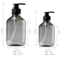 China Empty 500ml Shampoo Pump Dispenser Bottle for sale