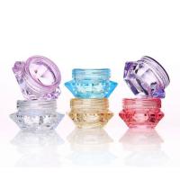 China 5g Diamond Shape PS Empty Eyeshadow Containers for sale