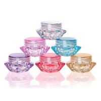 China 5g Diamond Shape PS Empty Eyeshadow Containers for sale