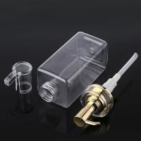 China Customized Empty Clear Plastic Lotion Bottles With Pump Dispenser for sale