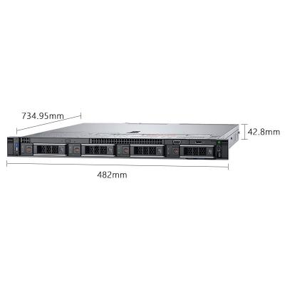 Cina Fornitura di alimentazione 800W Dual-channel 1U Rack Server per Enterprise Hosting Dell PowerEdge R450 in vendita